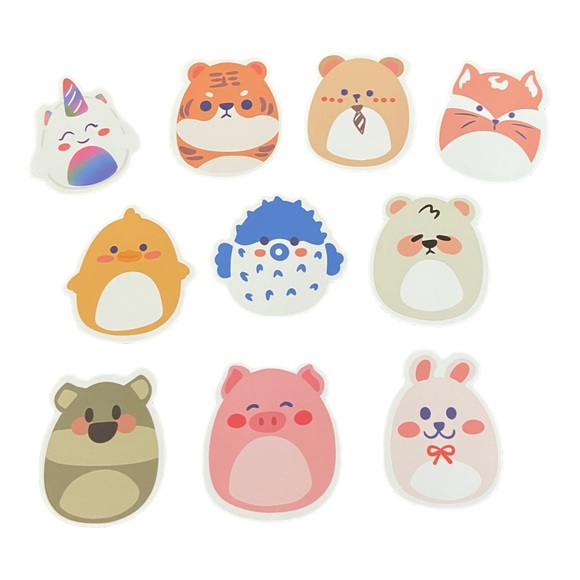 Squishmallows | Design | Squishmallows Piece Sticker Bundle | Poshmark